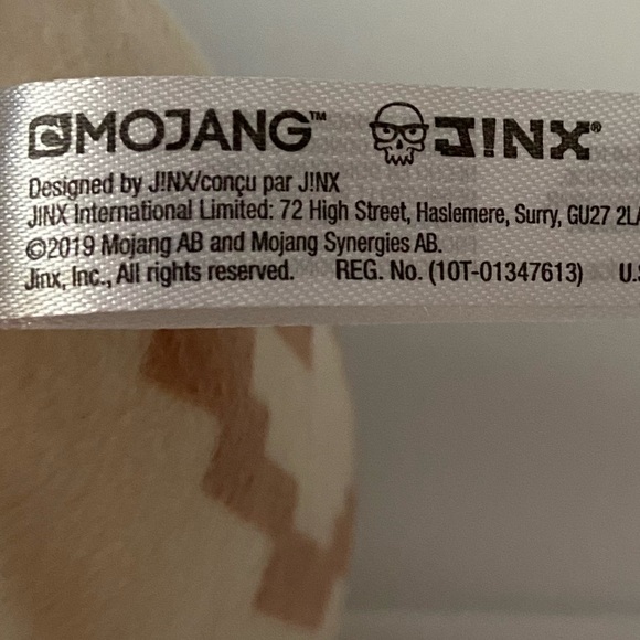 Jinx | Toys | Jinx Mojang Minecraft Cream Blue Baby Llama 7 Plush ...